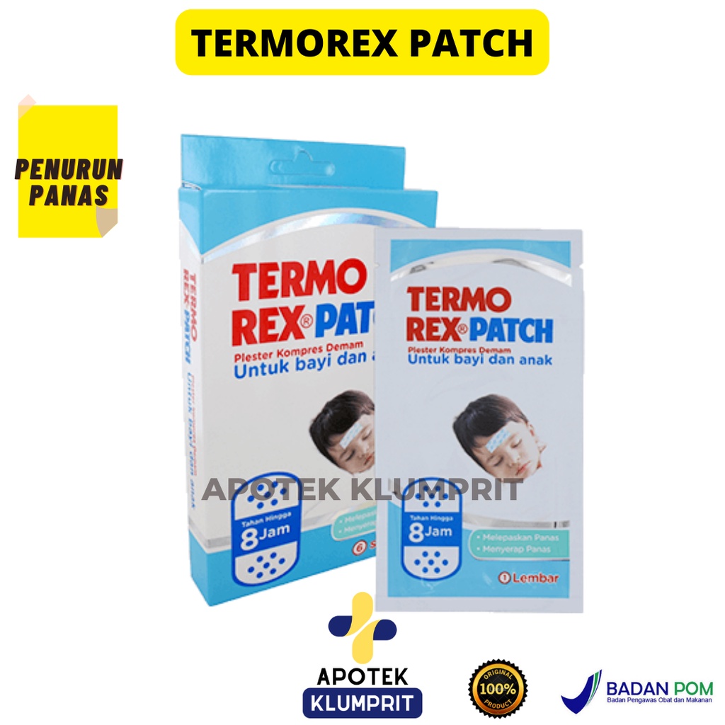 Jual TERMOREX PATCH / BAYI / ANAK / TEMPELAN / DEMAM / PANAS / KOMPRES ...