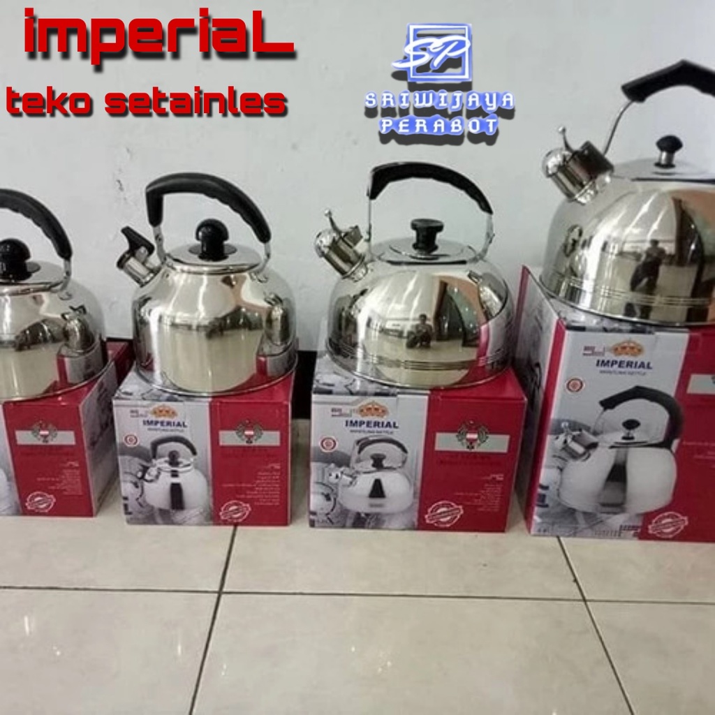 Jual TEKO BUNYI STAINLESS | KETTLE SIUL IMPERIAL STAINLESS STEEL ...