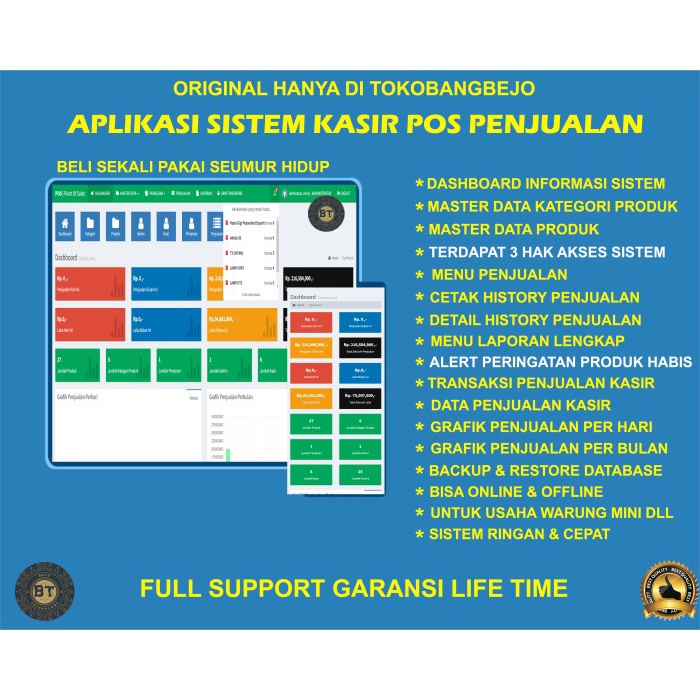 Jual APLIKASI KASIR POS BERBASIS WEB LENGKAP SIAP PAKAI FULL SUPPORT PHP 7 | Shopee Indonesia