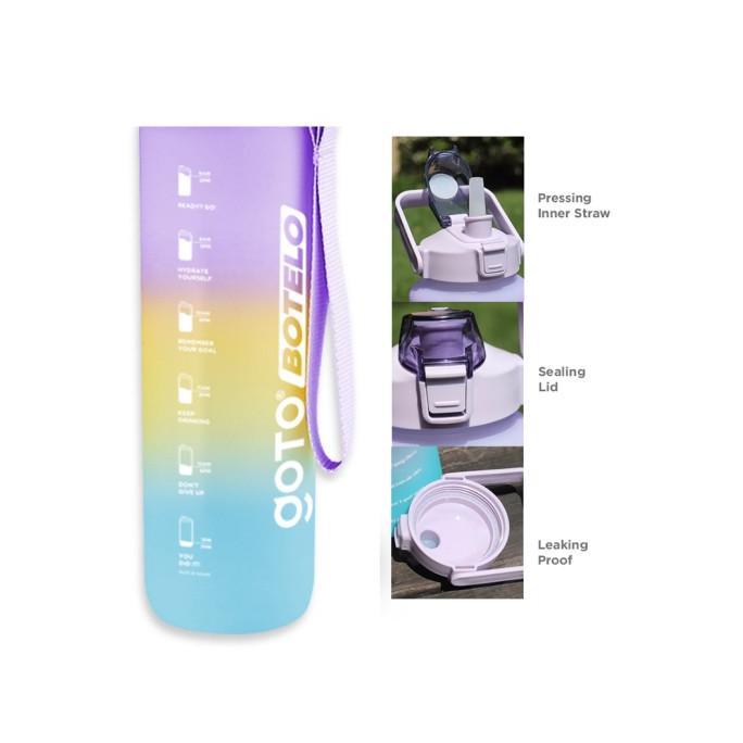 Jual Goto Botelo Bottle Tumblr Air 1 Liter Botol Minum Jumbo Viral ...