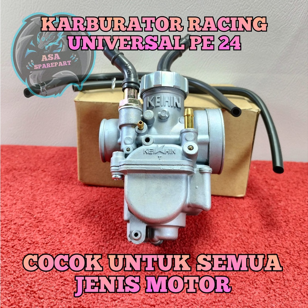 Jual KARBURATOR Pe24 RACING ASLI ORIGINAL KEIHIN Universal BISA UNTUK SEMUA JENIS MOTOR Bebek ...