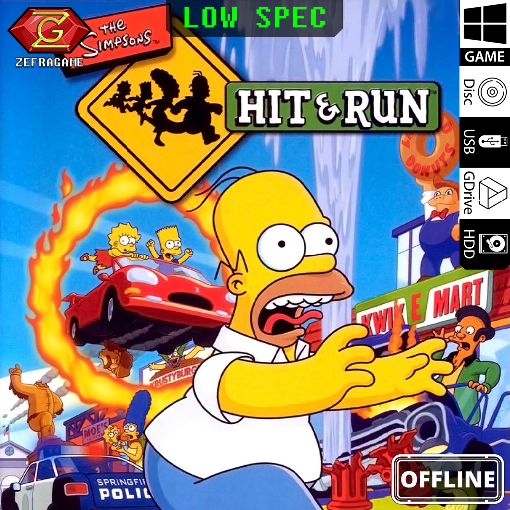 Jual The Simpsons Hit and Run/The Simpsons Hit & Run PC Full Version ...
