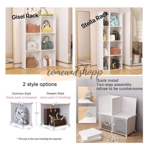 Jual LEMARI PLASTIK SERBAGUNA / STELLA RACK 2X4 / GISEL RACK 2X3 / RAK ...