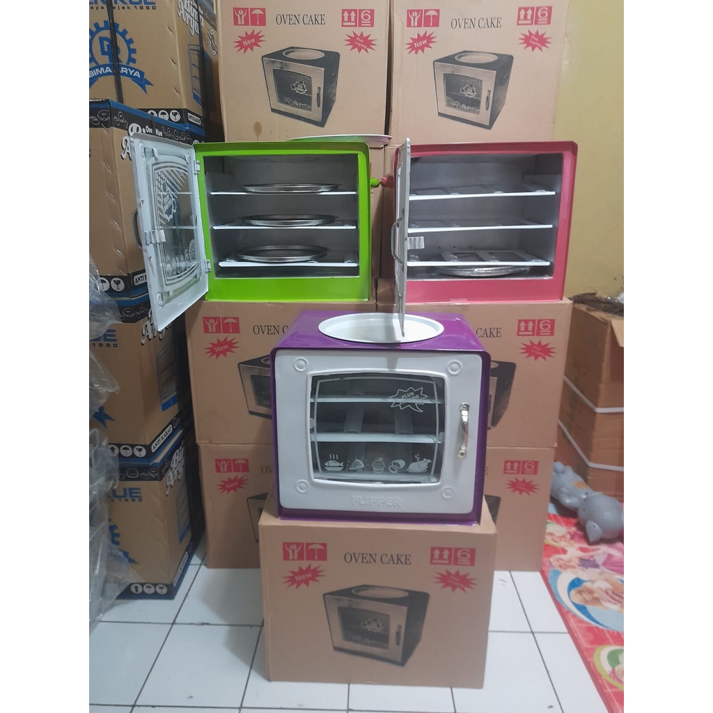 Jual OVEN CAKE FLIPPER WARNA CANTIK / OVEN TANGKRING / OVEN KOMPOR ...