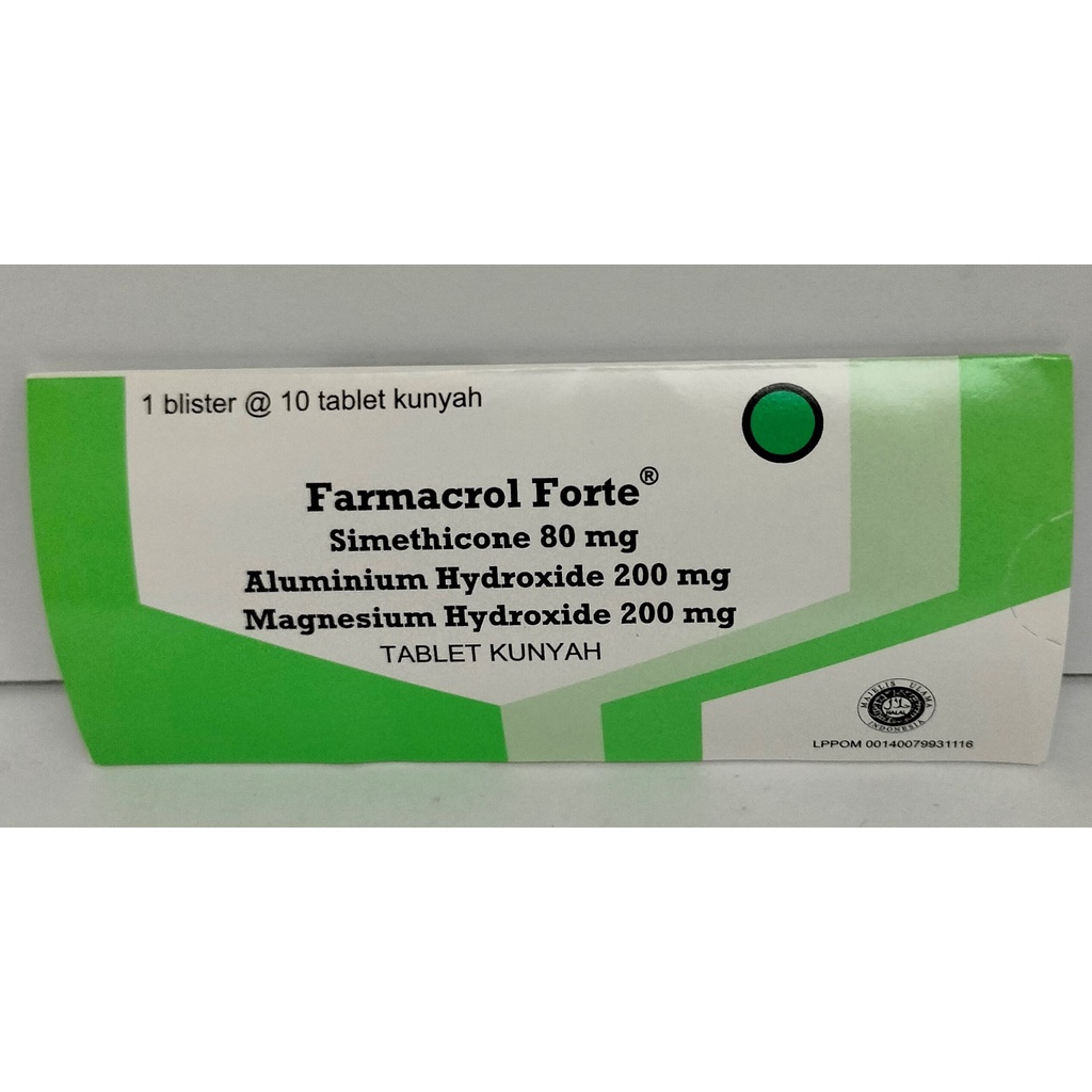 Jual FARMACROL FORTE CHEW 1 STRIP 10 TABLET | Shopee Indonesia