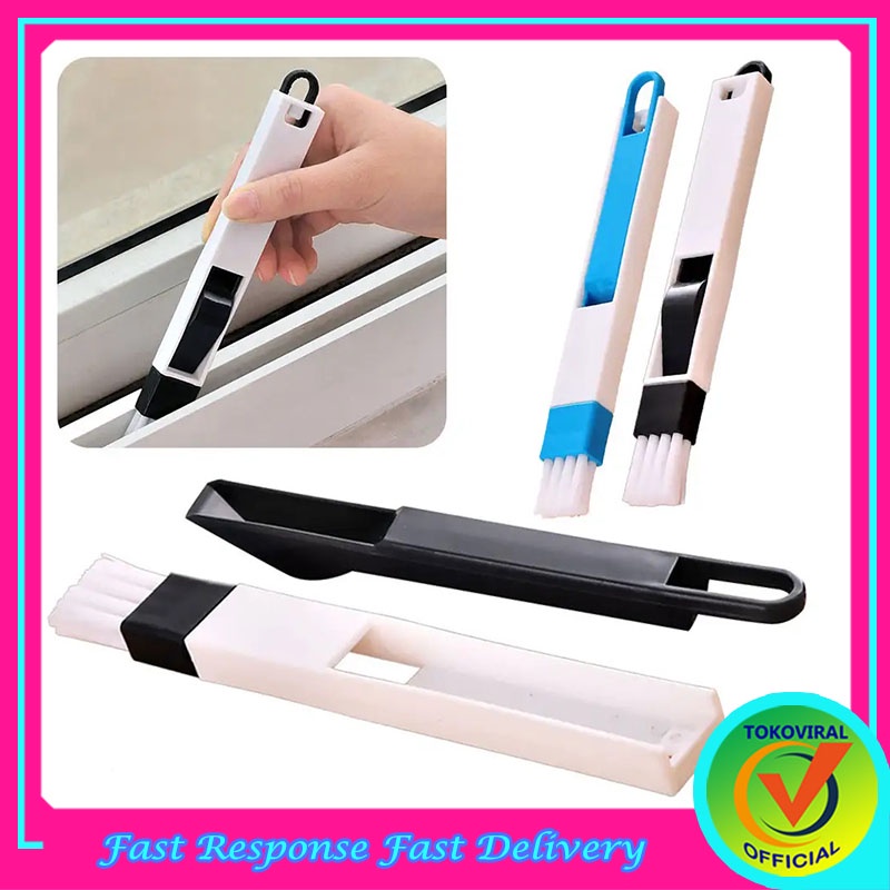 Jual Kuas Pembersih Keyboard Sela Jendela / Set Sikat Serokan Mini ...