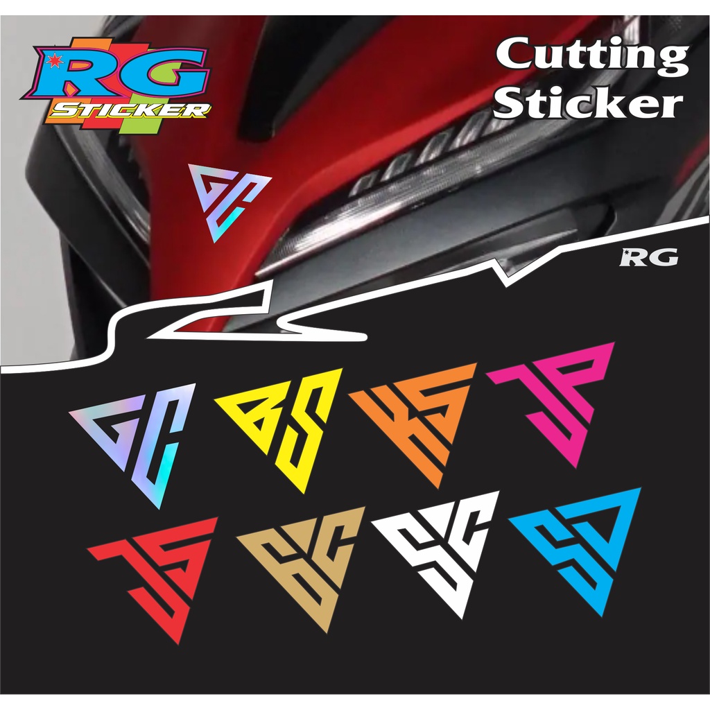 Jual STIKER VIRAL GC BS LOGO / STICKER RACING KS JP LOGO / STIKER VISOR ...