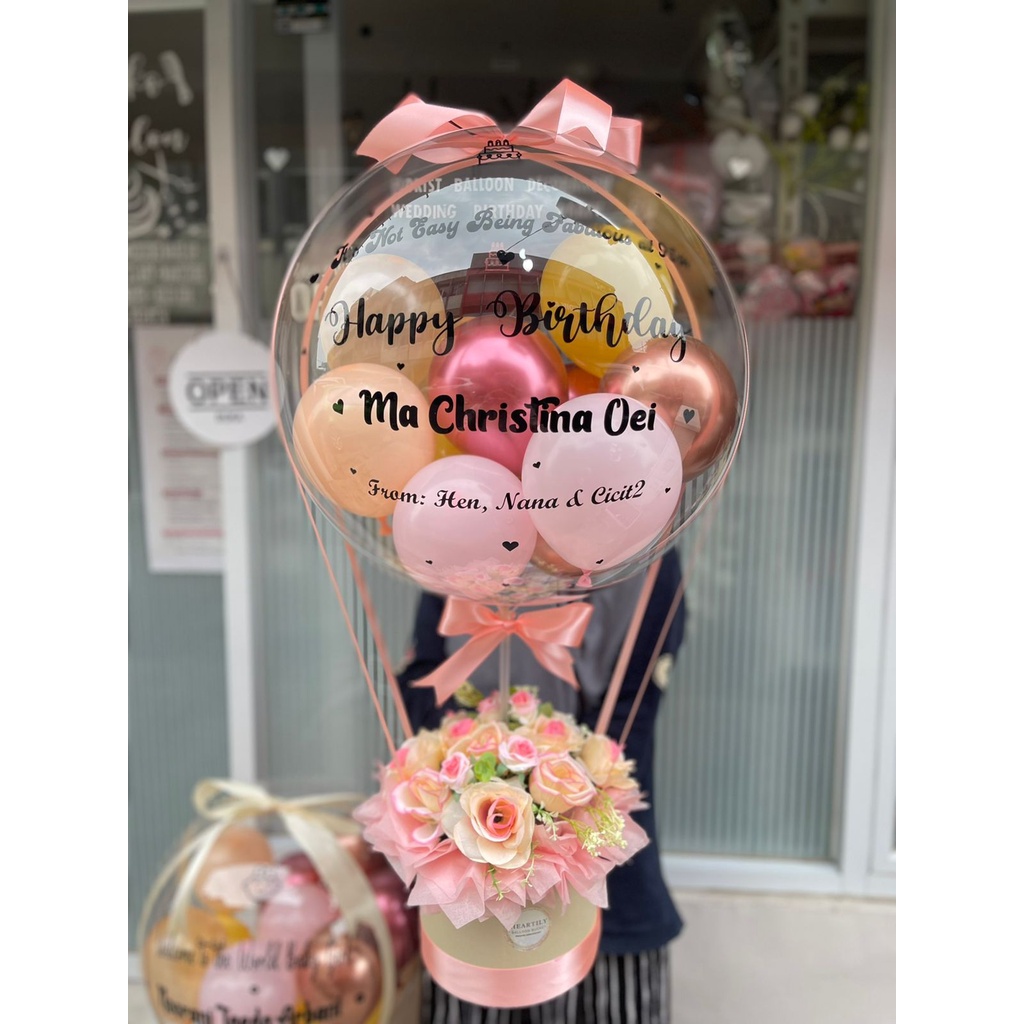 Jual [READY JAKARTA 1HARI JADI] Buket Balon XL Balloon Bucket Ucapan ...