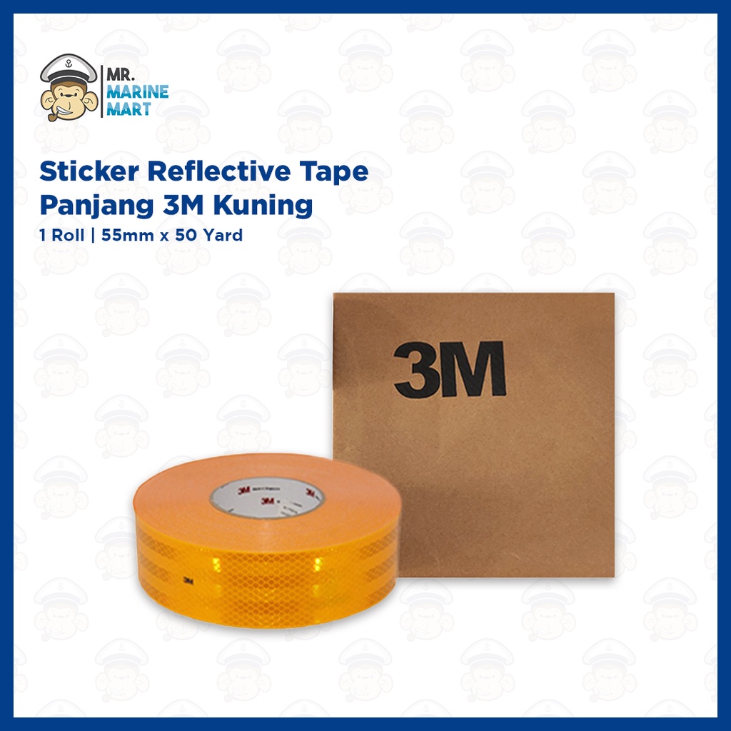 Jual Sticker Reflective Tape 3M Sticker Reflektor 3M Kuning | Shopee ...