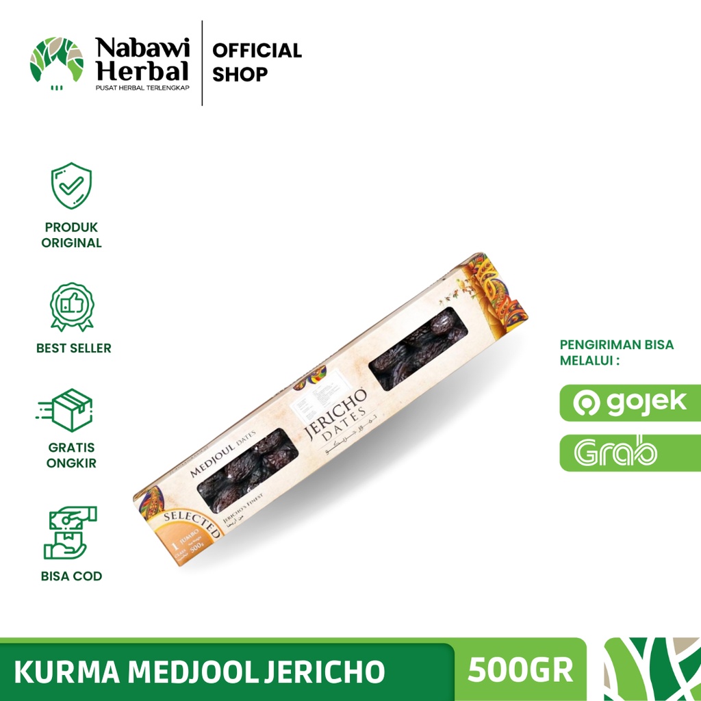 Jual JERICHO DATES - Kurma Medjoul Medjol Jericho Dates 500gr | Shopee ...