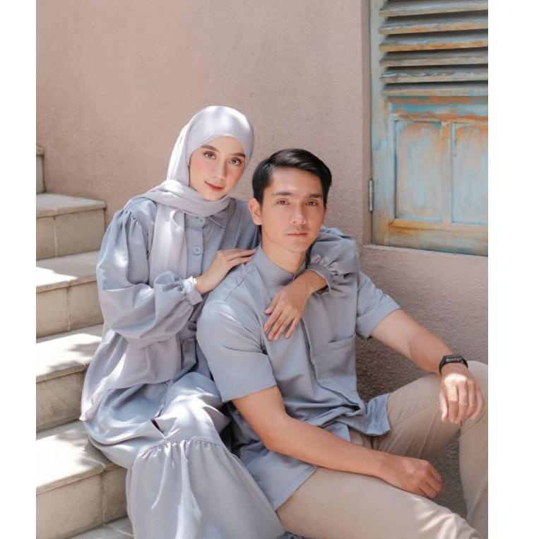 Jual BOOMING COUPLE MUSLIM - ALHAYA COUPLE - DRESS WANITA - KEMEJA PRIA ...
