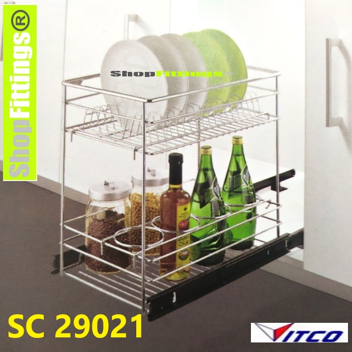 Jual Rak Vitco SC or XC 29021 Rak Dapur Botol Piring Gelas Susun 2 ...