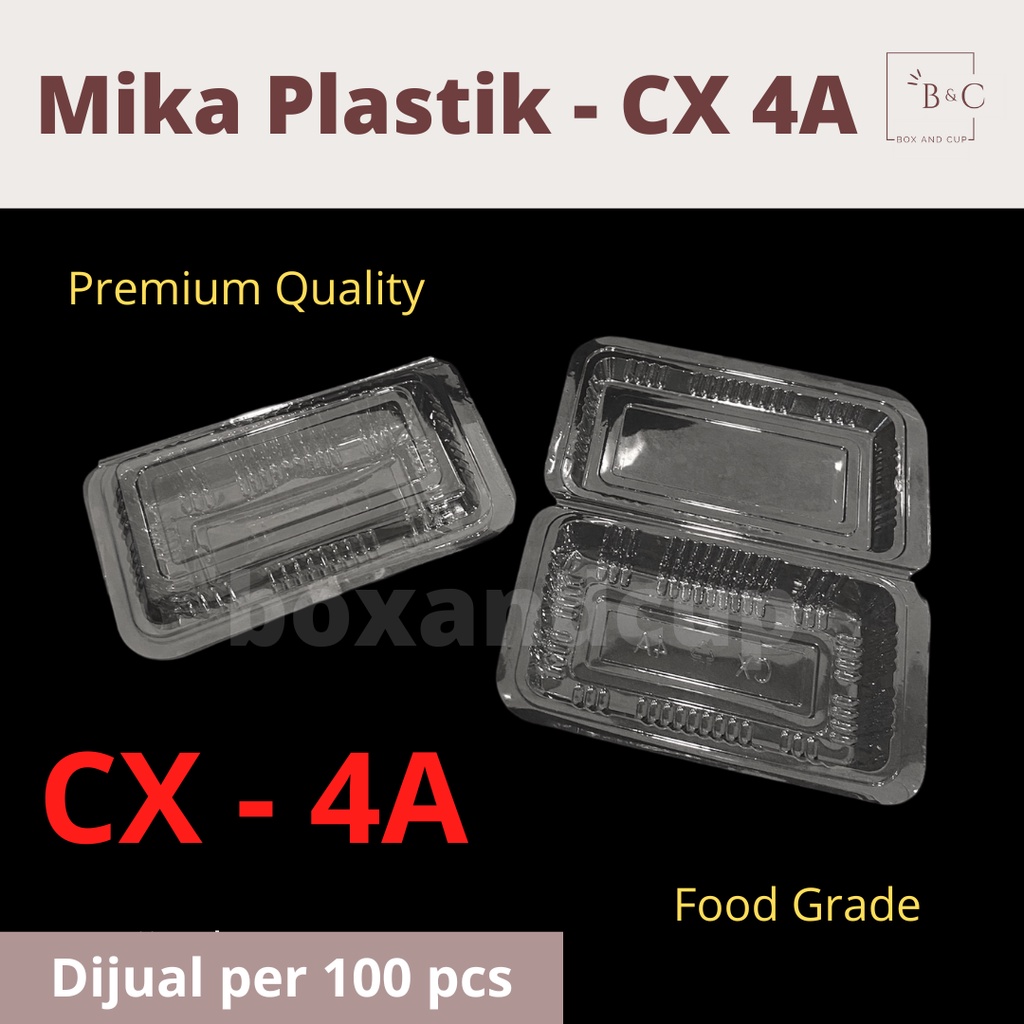 Jual Mika Plastik Bening ukuran CX 4A untuk Tempat Cake / Kue / Sosis ...