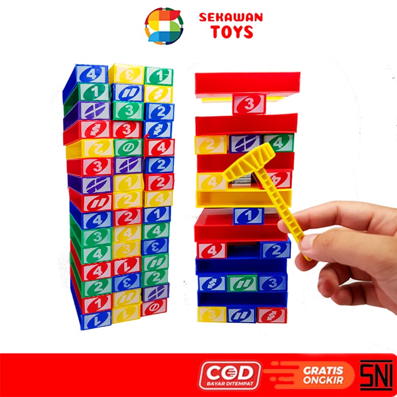 Jual Mainan Blok Stacko Pile Of Block/ Permainan Stacko Susun | Shopee ...