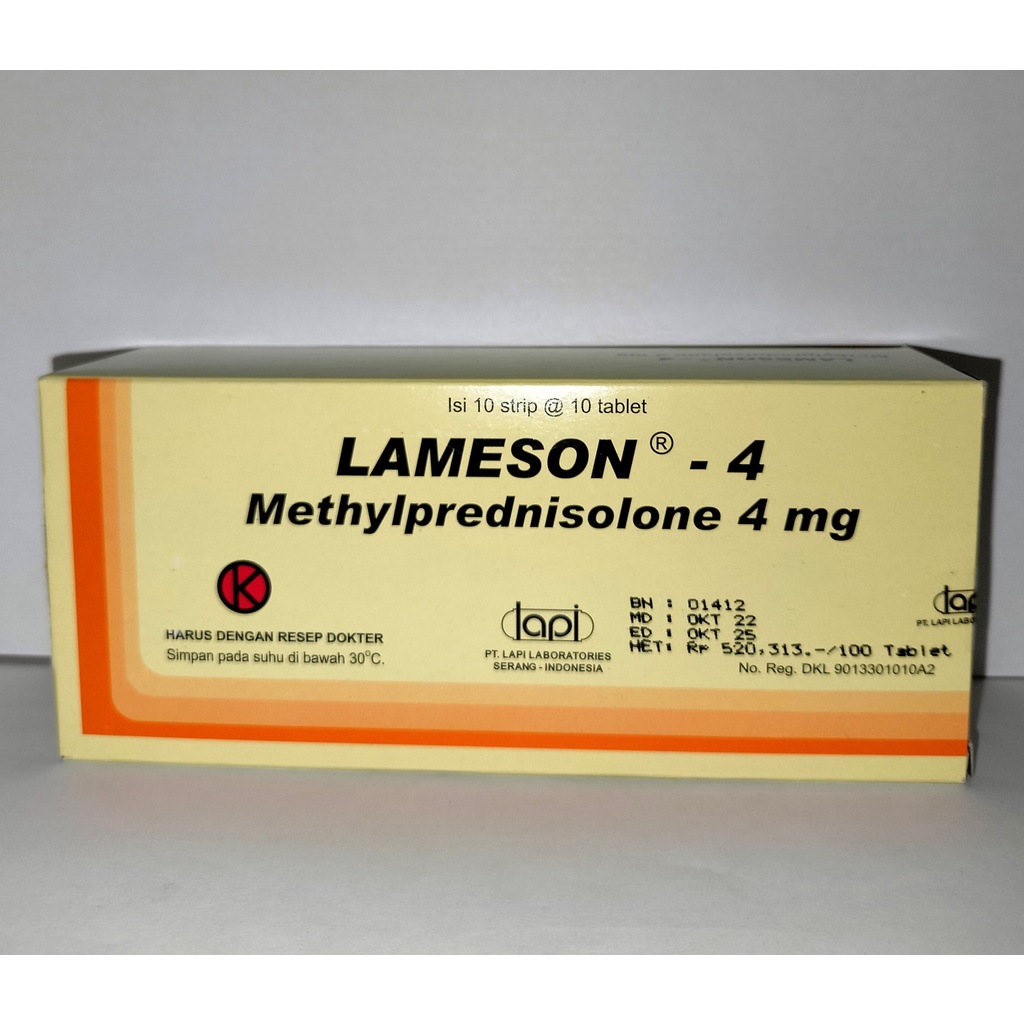 Jual LAMESON 4MG 1 STRIP 10 TABLET | Shopee Indonesia