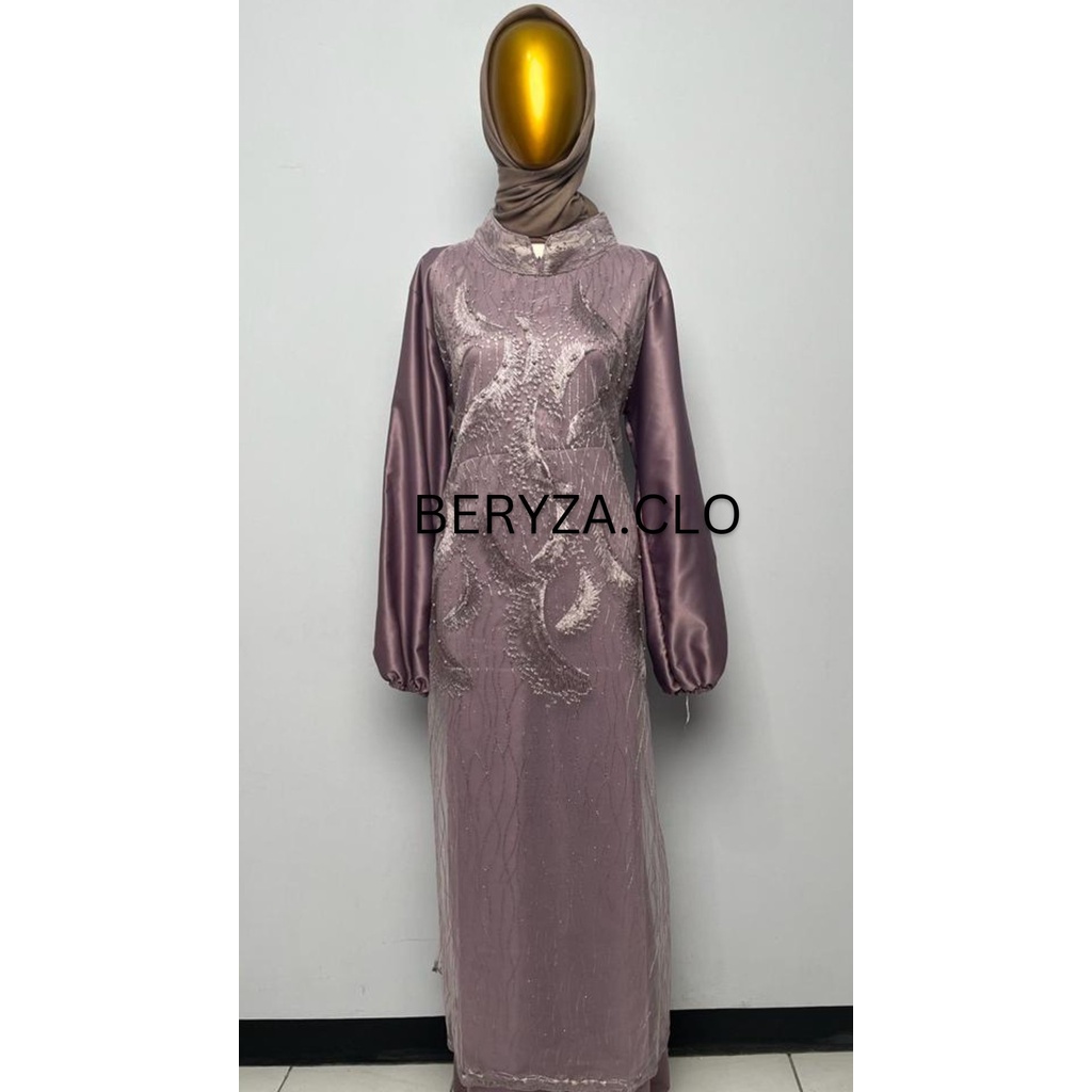Jual GHUZELIM DRESS / BAHAN SATIN ROBERTO / GAUN KONDANGAN / GAMIS ...