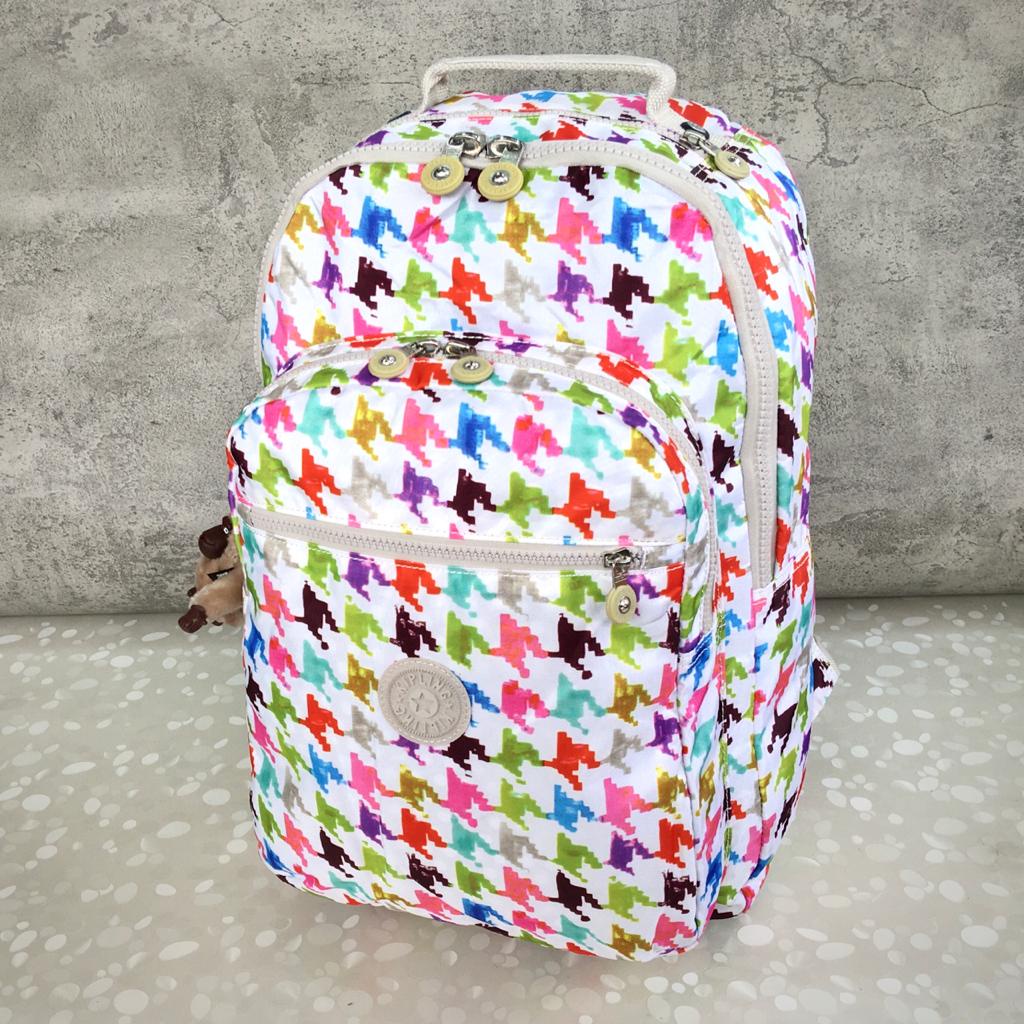 Jual Tas Ransel Kipling Class Seoul Medium Besar Putih ORIGINAL Anak ...