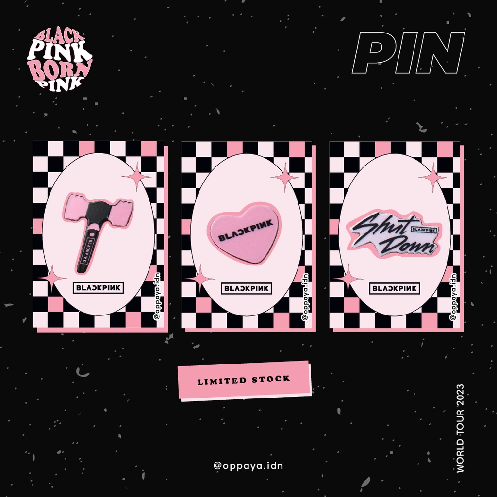 Jual Pin - Black Pink | Shopee Indonesia