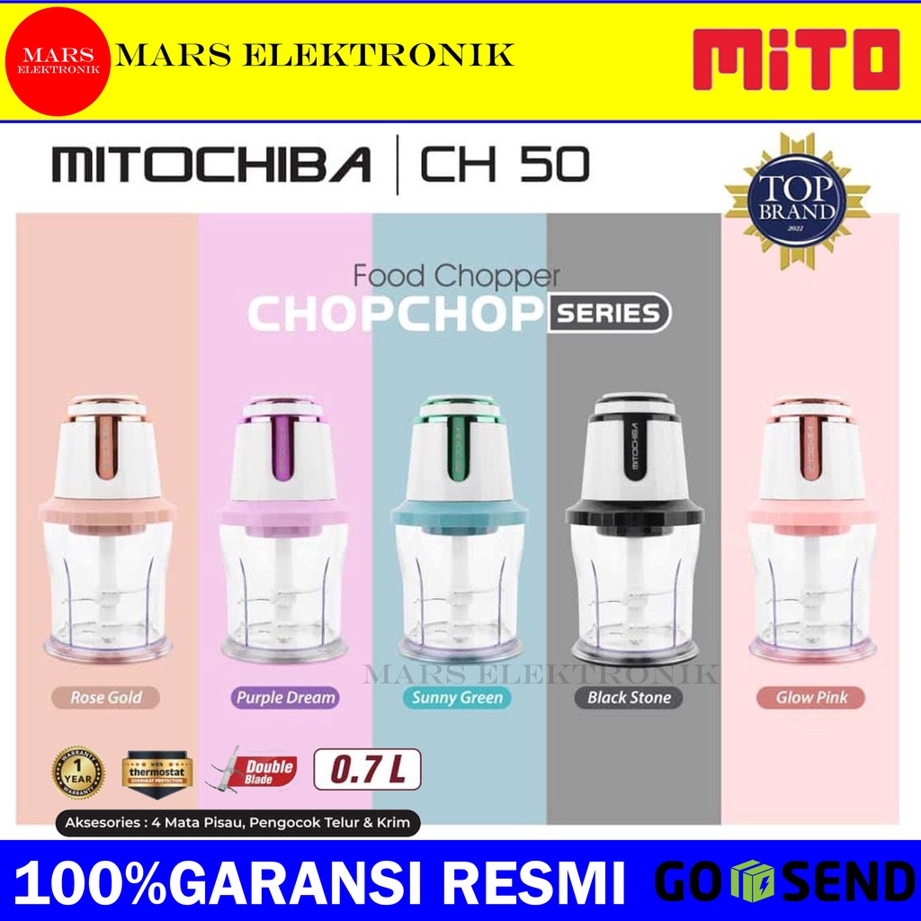 Jual MITOCHIBA FOOD CHOPPER CH50 - MITO - NEW 2023 - 0,7 LITER ...