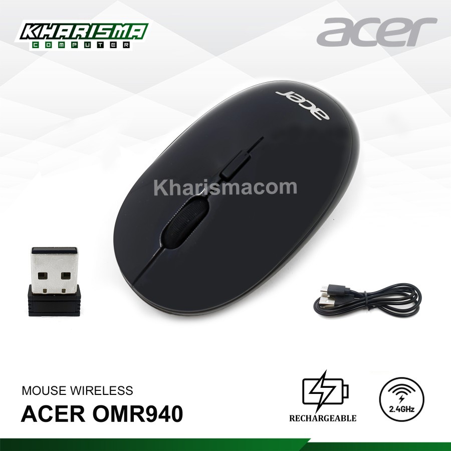 Jual [ kharismacomofficial ] ACER MOUSE WIRELESS OMR 940 ORI / MOUSE ...