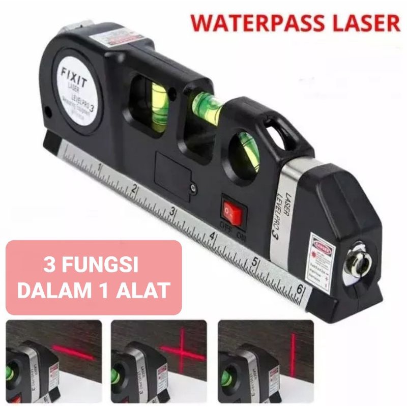 Jual Alat Meteran Waterpass Infrared Digital Vertikal Horizontal Presisi - Penggaris Fix Level ...