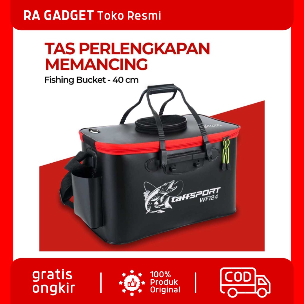 Jual Tas Perlengkapan Mancing Memancing Fishing Bucket 40 CM / Tas ...