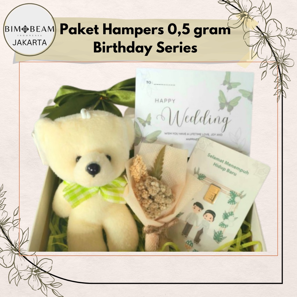 Jual Paket Hampers kado 0,5gr Emas/LM kotak hard Box Pita Set | Shopee ...