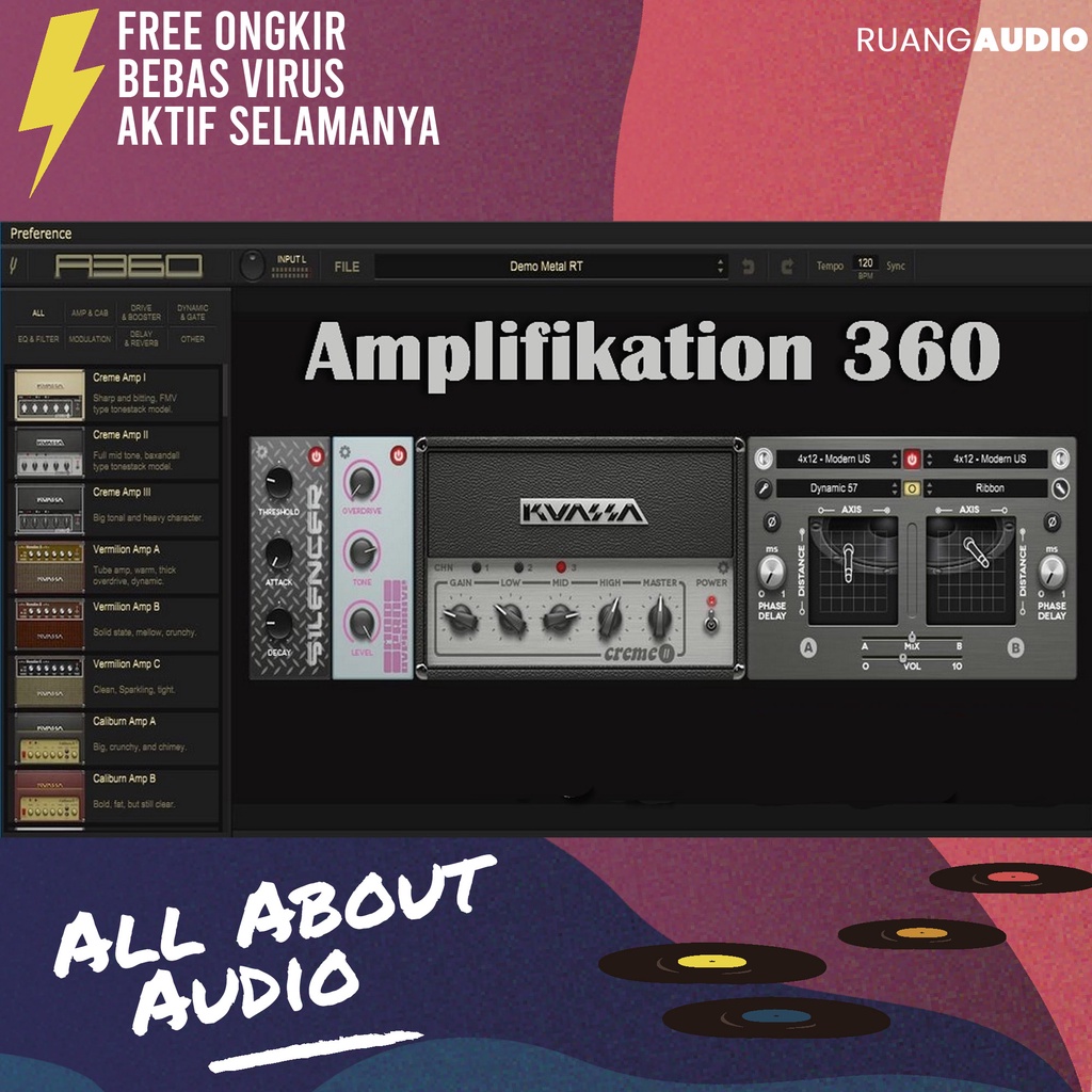 Jual Kuassa Amplification Bundle 2023.5 & Amplification 360 & Efektor Distortion Bundle Plugin ...