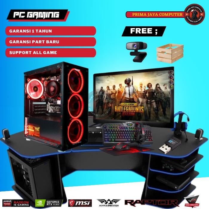 Jual Pc Gaming Rakitan Fu lset fullset AMD RYZEN 3 3400G Pc Cpu Gaming ...