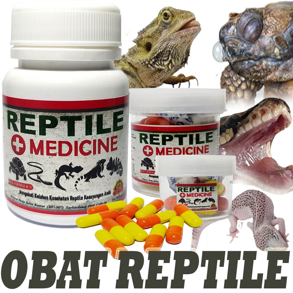 Jual OBAT REPTILE MEDICINE PILEK PNEMONIA FLU MOGOK MAKAN MATA BENGKAK ...