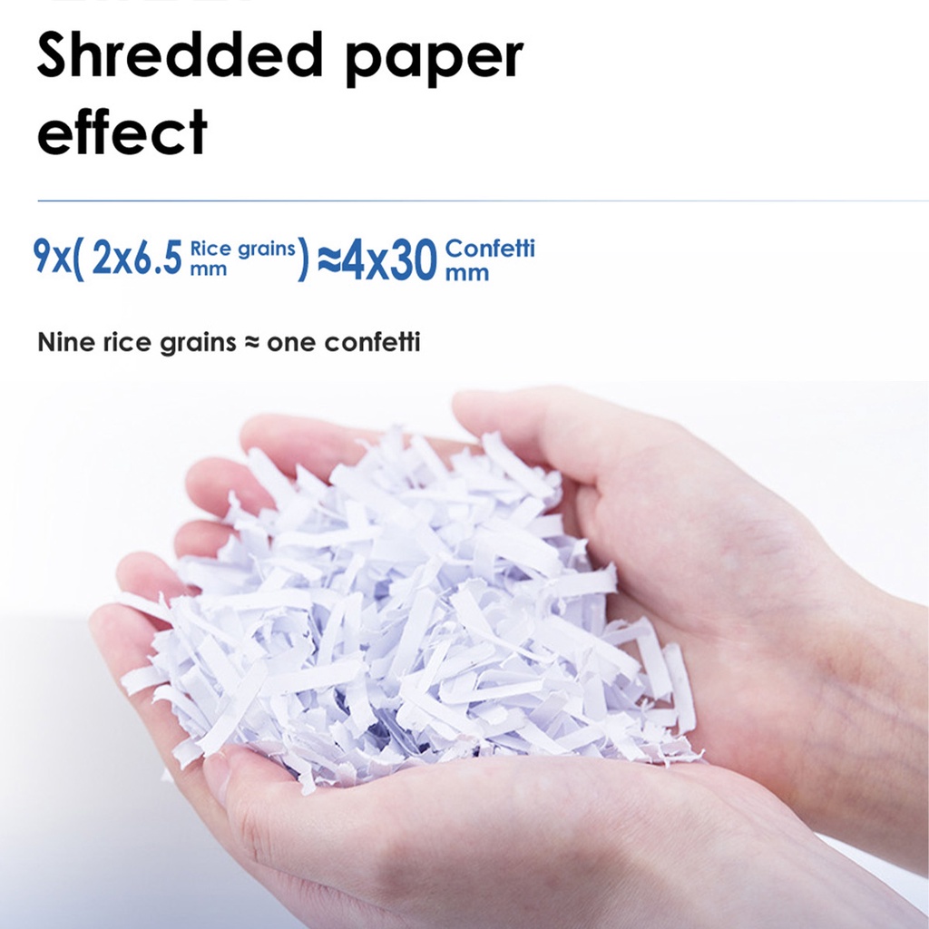 Jual Deli Paper Shredder Mesin Penghancur Kertas A4 Kapasitas 10 Lembar ...