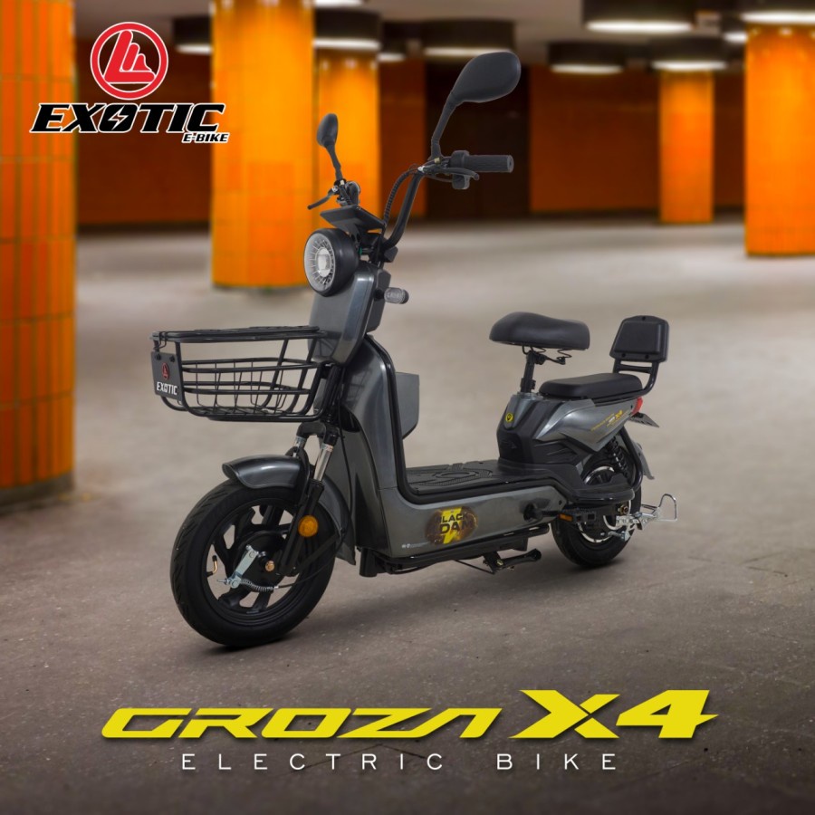 Jual SEPEDA LISTRIK EXOTIC GROZA X4 PACIFIC// E-BIKE ELECTRIC BIKE ...