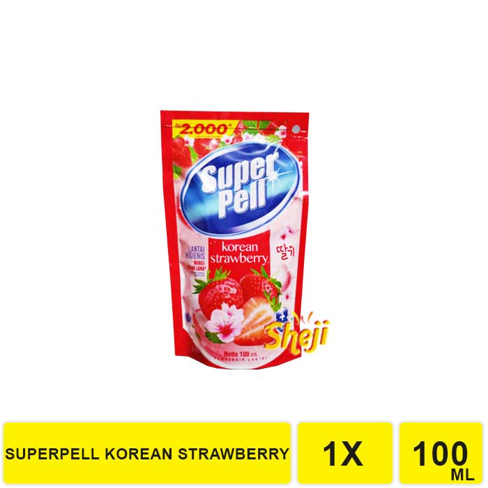 Jual SUPERPELL KOREAN STRAWBERRY 100ML | Shopee Indonesia