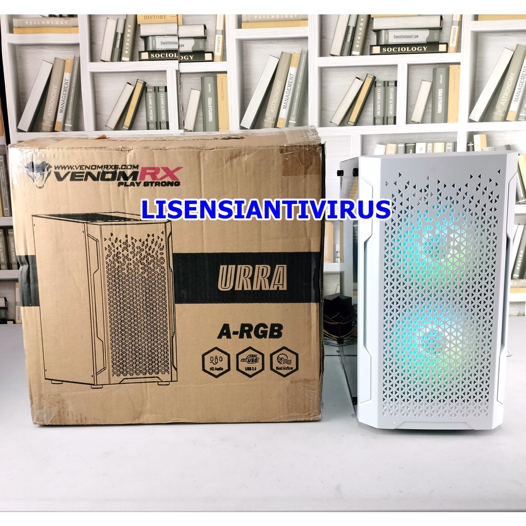 Jual CASING GAMING VENOM RX CASING VENOMRX URRA WHITE 2 ARGB FAN MATX ...