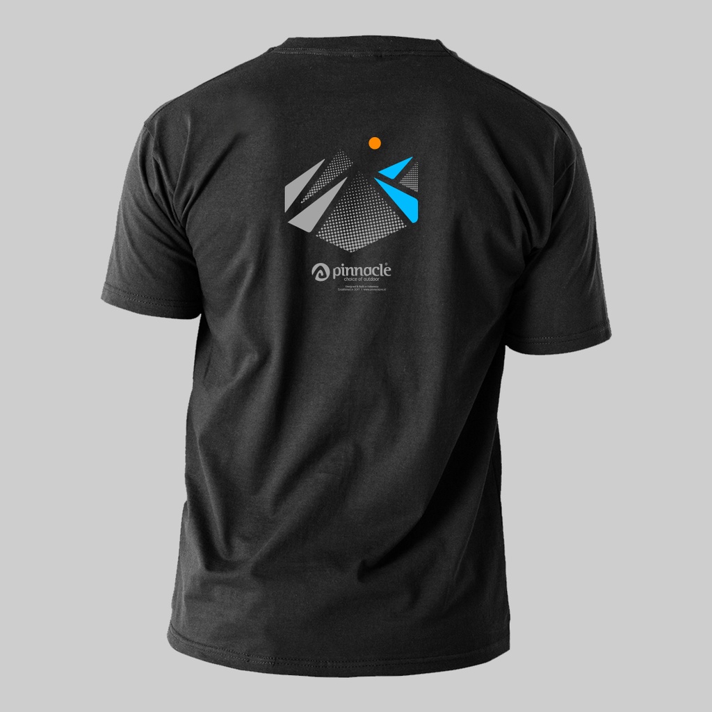 Jual Pinnacle Pro Official T-Shirt Mountain Dot - Black | Shopee Indonesia