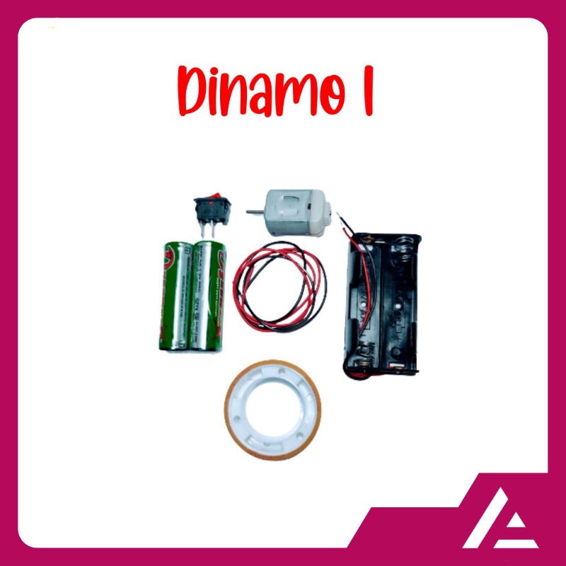 Jual Paket Rangkaian Listrik Dynamo / Dinamo Praktek Prakarya Sekolah ...
