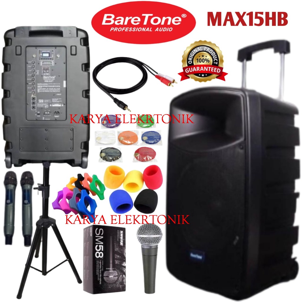 Jual Speaker Portable Meeting BARETONE MAX15HB MAX 15HB MAX 15 HB ...