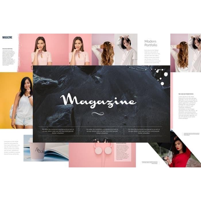 Jual Presentasi Magazine Powerpoint Template ppt pptx | Shopee Indonesia