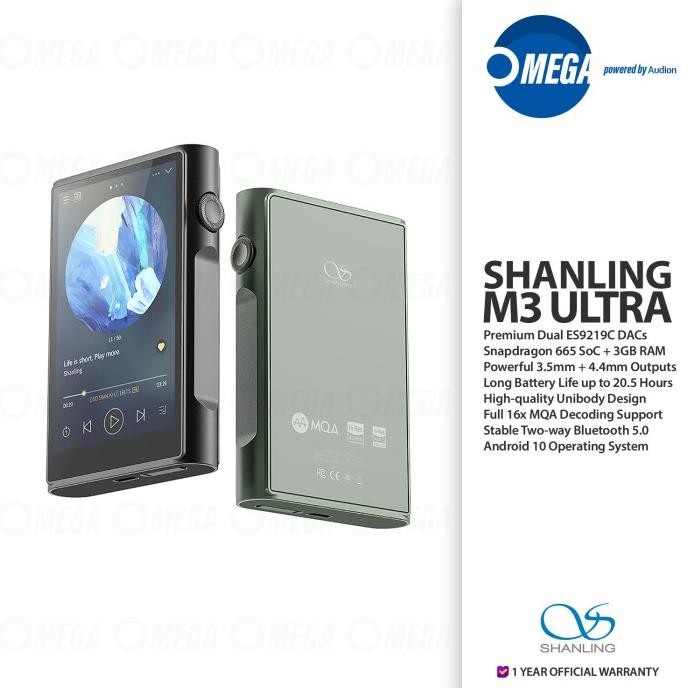 Jual Shanling M3 Ultra Dual Es9219C Mqa Android Bt 5 Music/Audio Player Dap | Shopee Indonesia