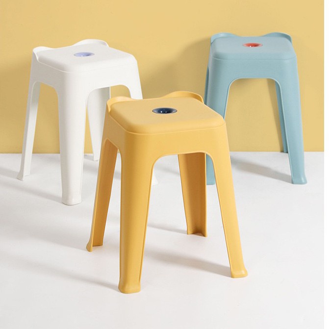 Jual Colorful Plastic Chair Stool / Kursi Baso Bangku Plastik Estetik ...