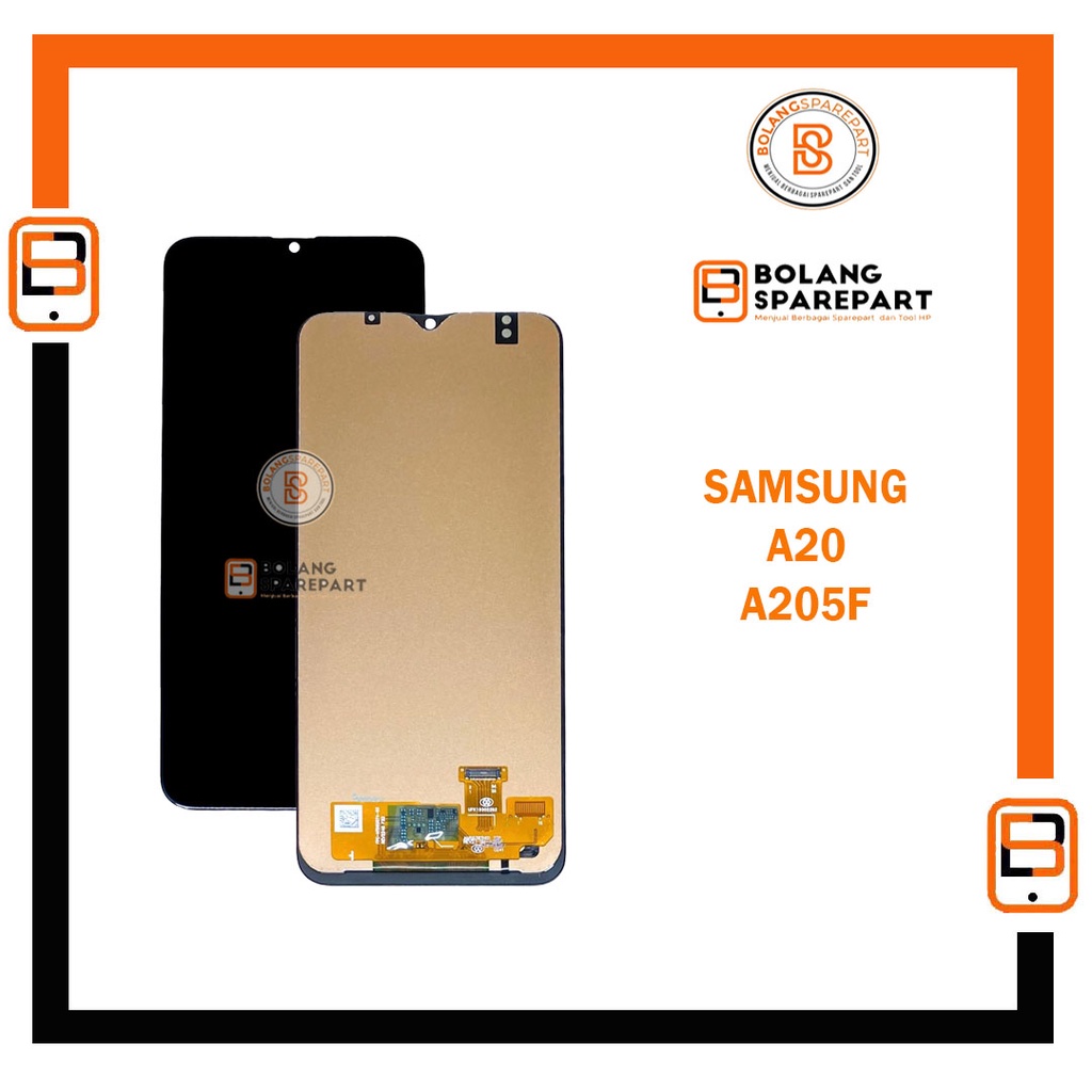 Jual LCD SAMSUNG A20 A205 A205F + TOUCHSCREEN | Shopee Indonesia