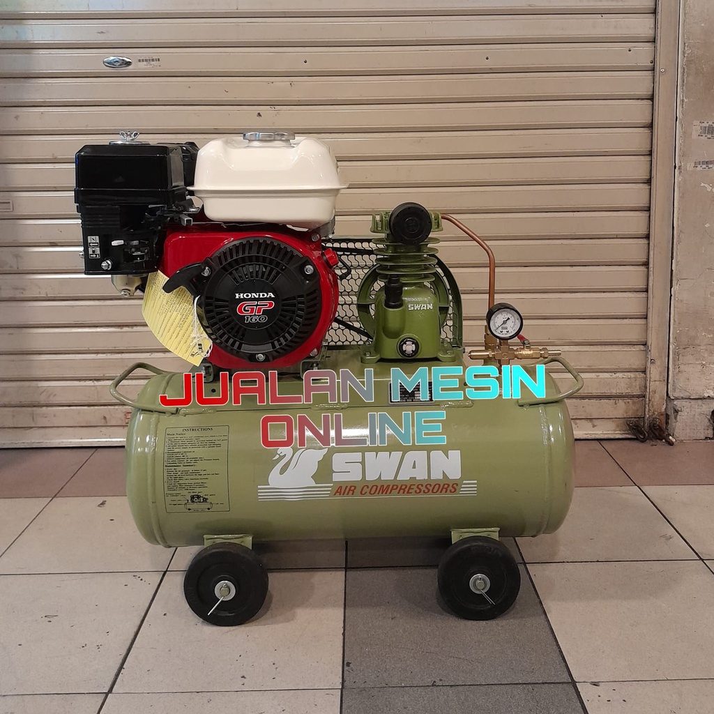 Jual Kompresor swan 1/4 hp (pk) + Engine Honda GP160 | Shopee Indonesia