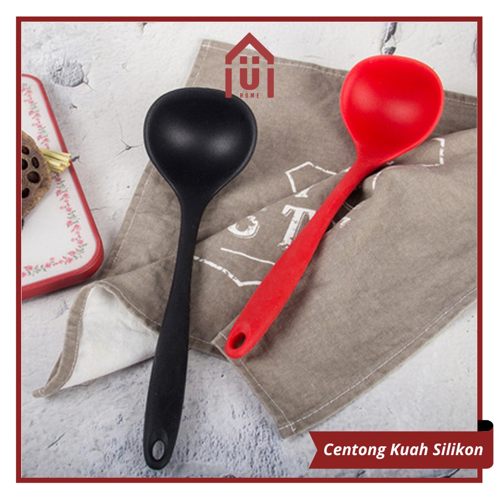 Jual UNISO - CENTONG KUAH SILIKON SUTIL SENDOK SAYUR SOP SILICONE KUAT ...