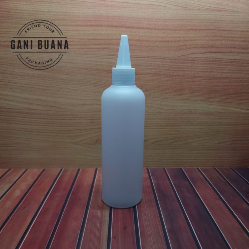 Jual BOTOL KERUCUT 250ML HDPE NATURAL KERUCUT VARIAN ( BOTOL MUDAH ...