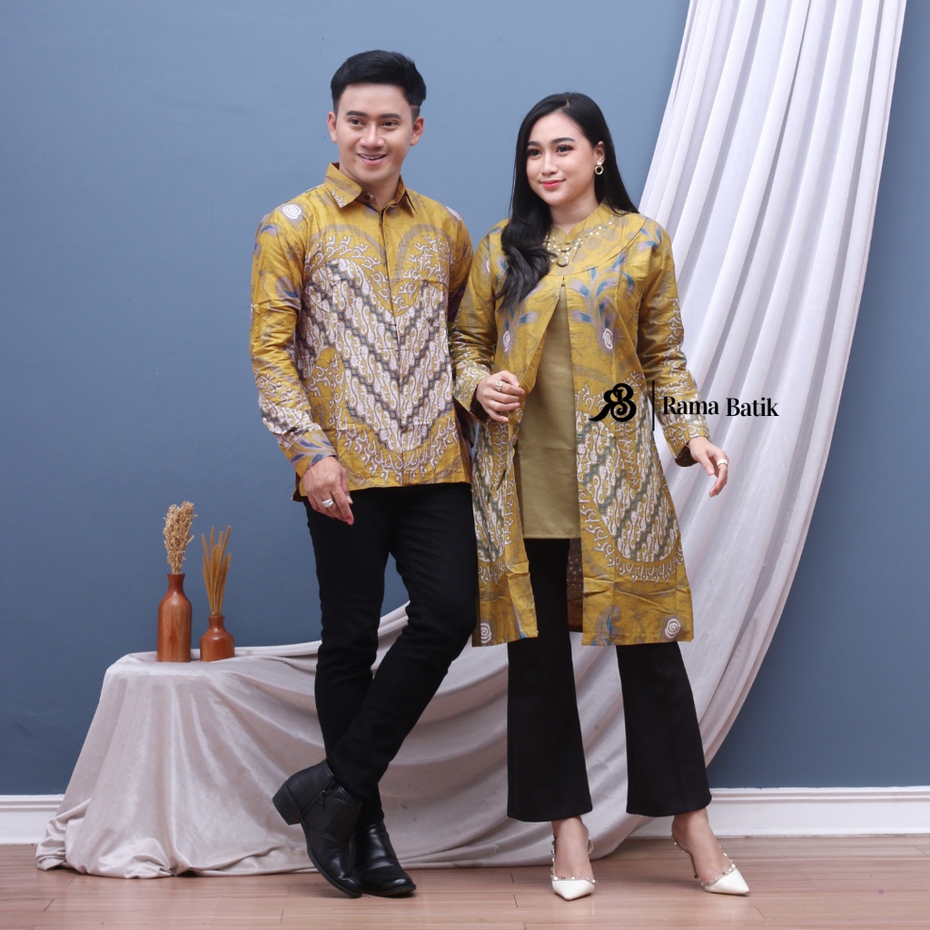 Jual Batik Couple Baju Batik Couple Batik Couple Modern Tunik Batik ...