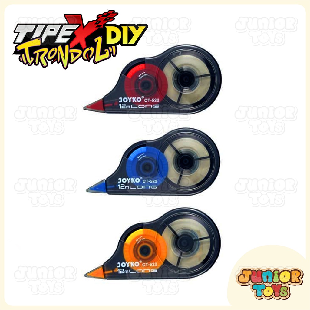Jual Tipe X Model Trondol Correction Tape Tip Ex Alat Tulis Sekolah ...