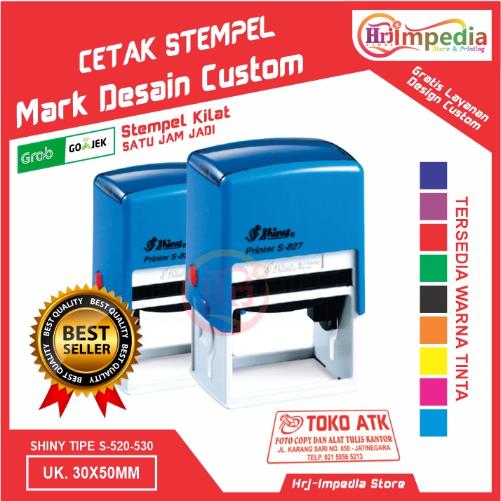 Jual Cetak Stempel Shiny Desain Custom | Stempel Otomatis Shiny Desain Custom | Cetak Stempel ...