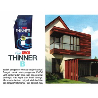 Jual EMCO Thinner B 0,5lt 500ml untuk Cat Kayu Besi Thiner Tinner Tiner ...