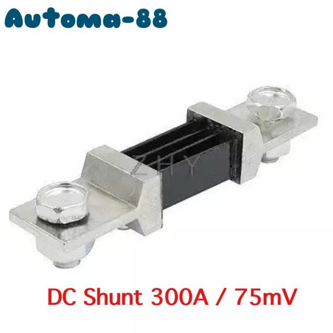 Jual SHUNT CT Resistor 300A 75mV untuk DC Ampere Meter Ammeter PZEM-015 ...