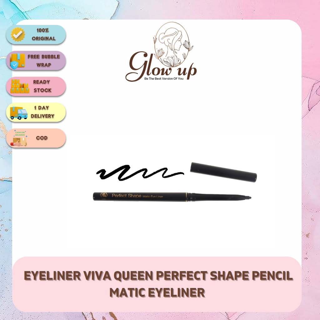 Jual GLOWUP EYELINER VIVA QUEEN PERFECT SHAPE PENCIL MATIC EYELINER ...